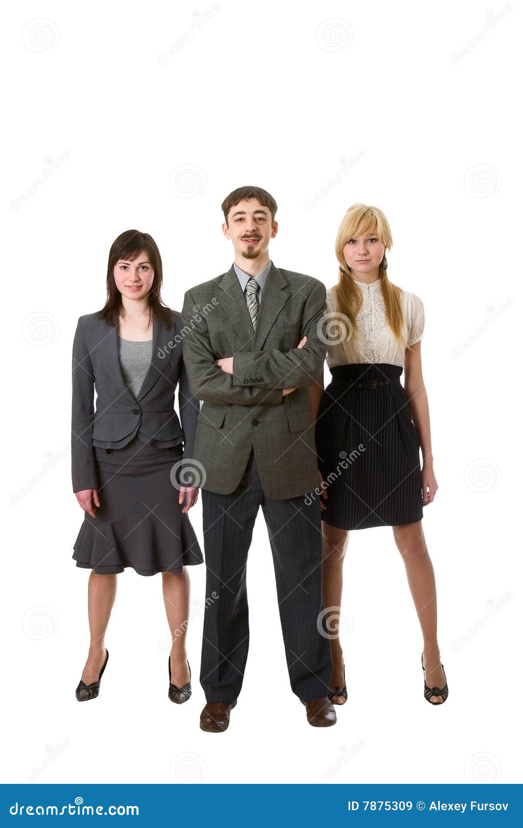 Team stock image. Image of contemporary, looking, glad - 7875309