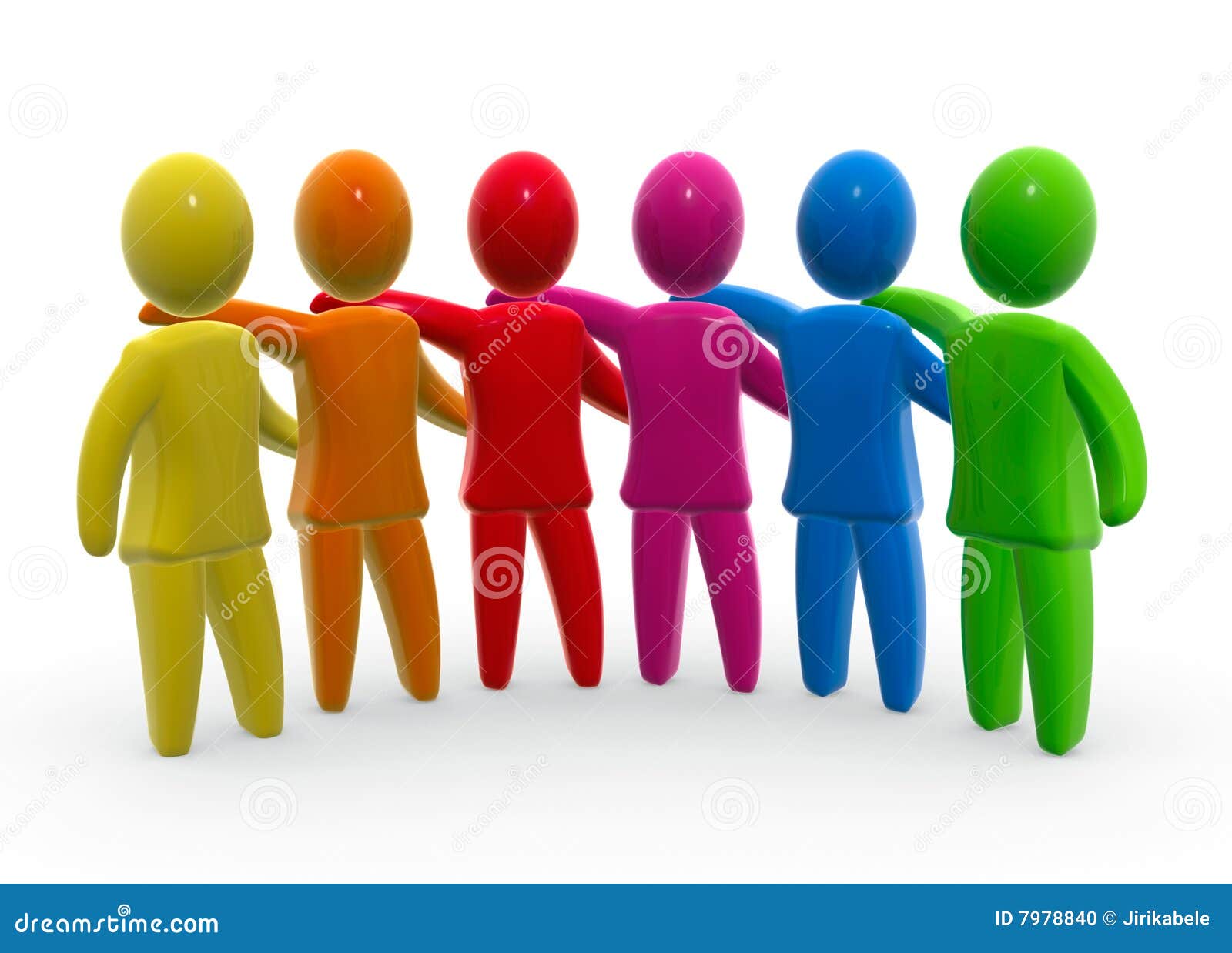 Team stock illustration. Illustration of friends, equality - 7978840