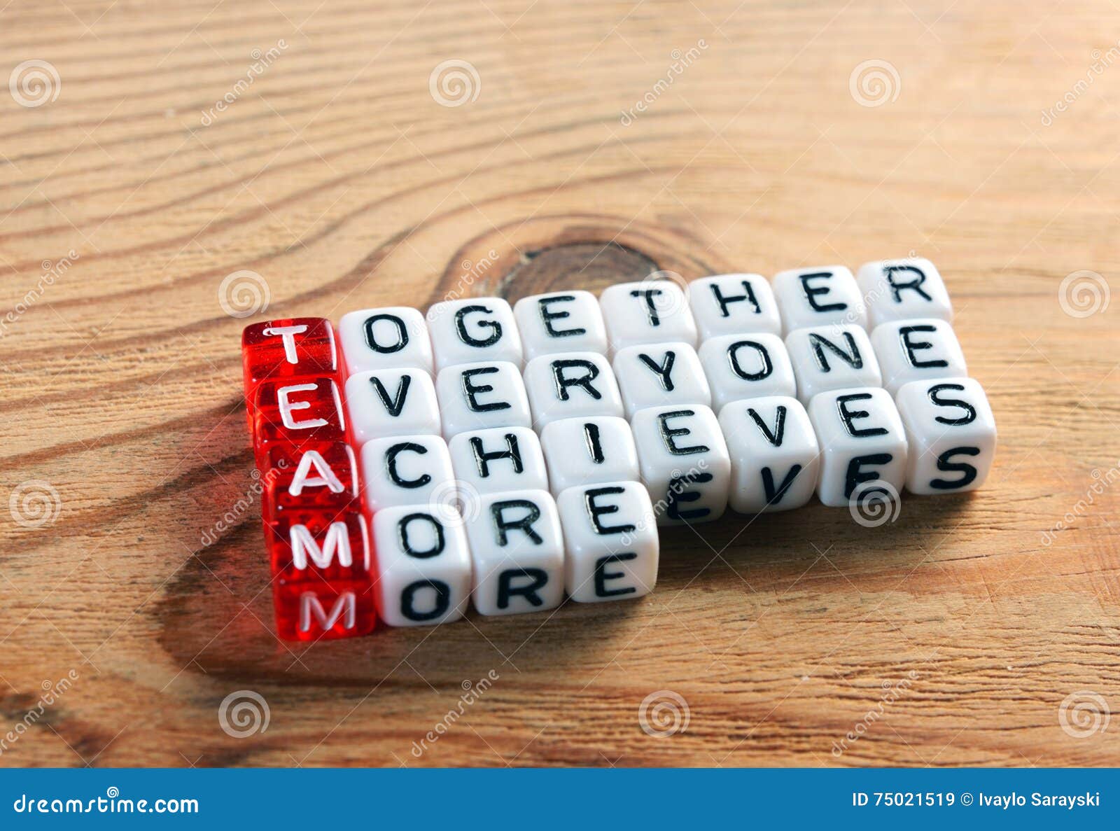 Team acronym on dices stock image. Image of concept, crossword - 75021519