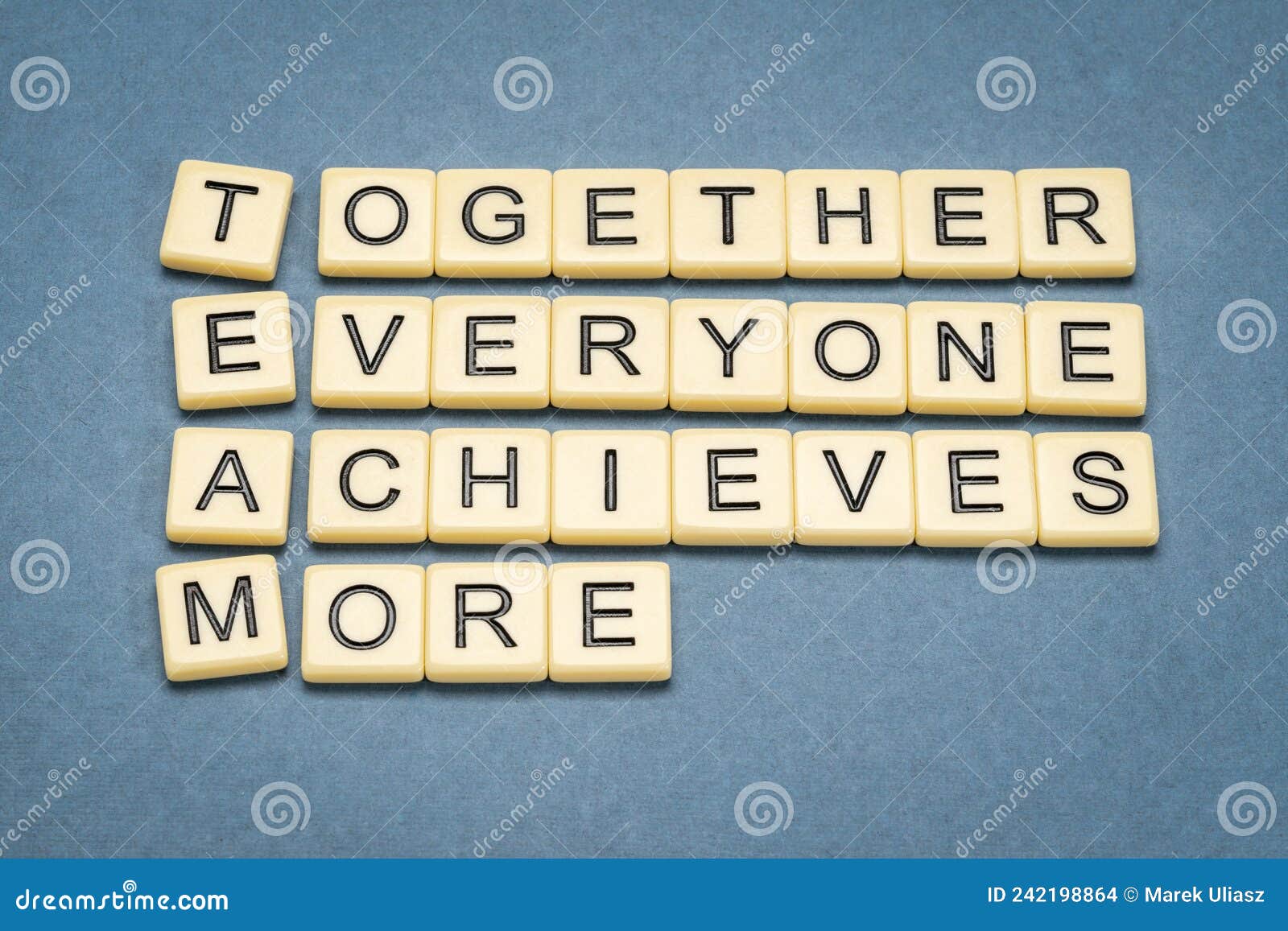TEAM Acronym - Together Everyone Achieves More Stock Photo - Image of ... TEAM Acronym - Together Everyone Achieves More Stock Photo - Image of ...