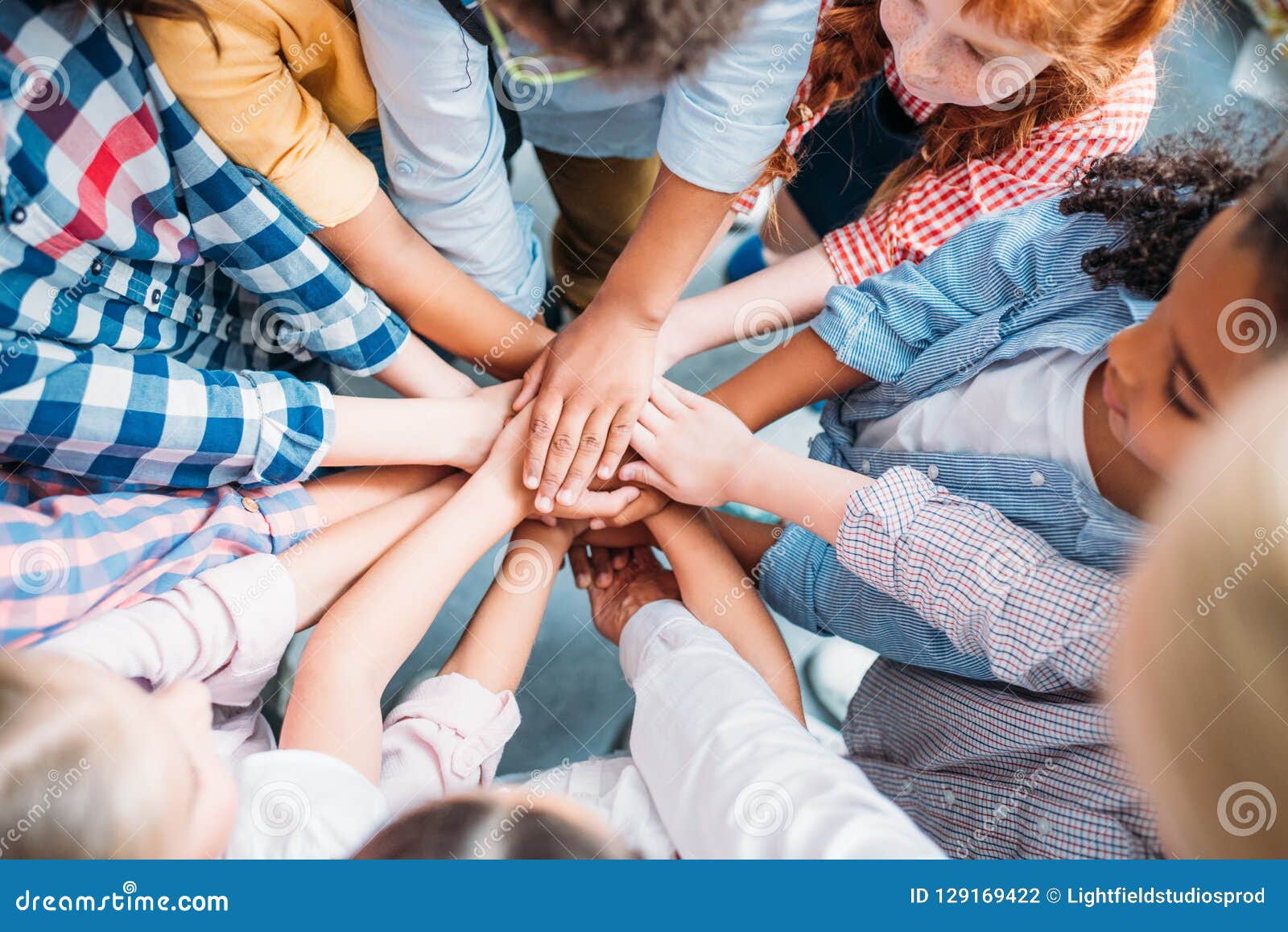 Team of Adorable Kids Making Stock Photo - Image of lecture, people ...