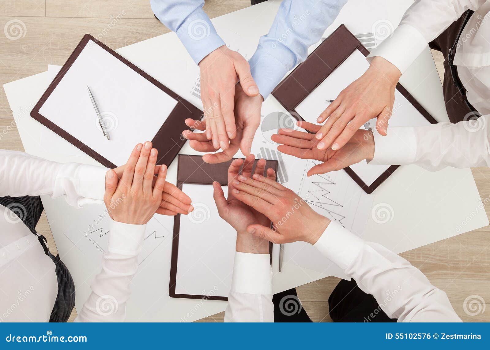 Team Agreement a New Project Stock Photo - Image of official, project ...