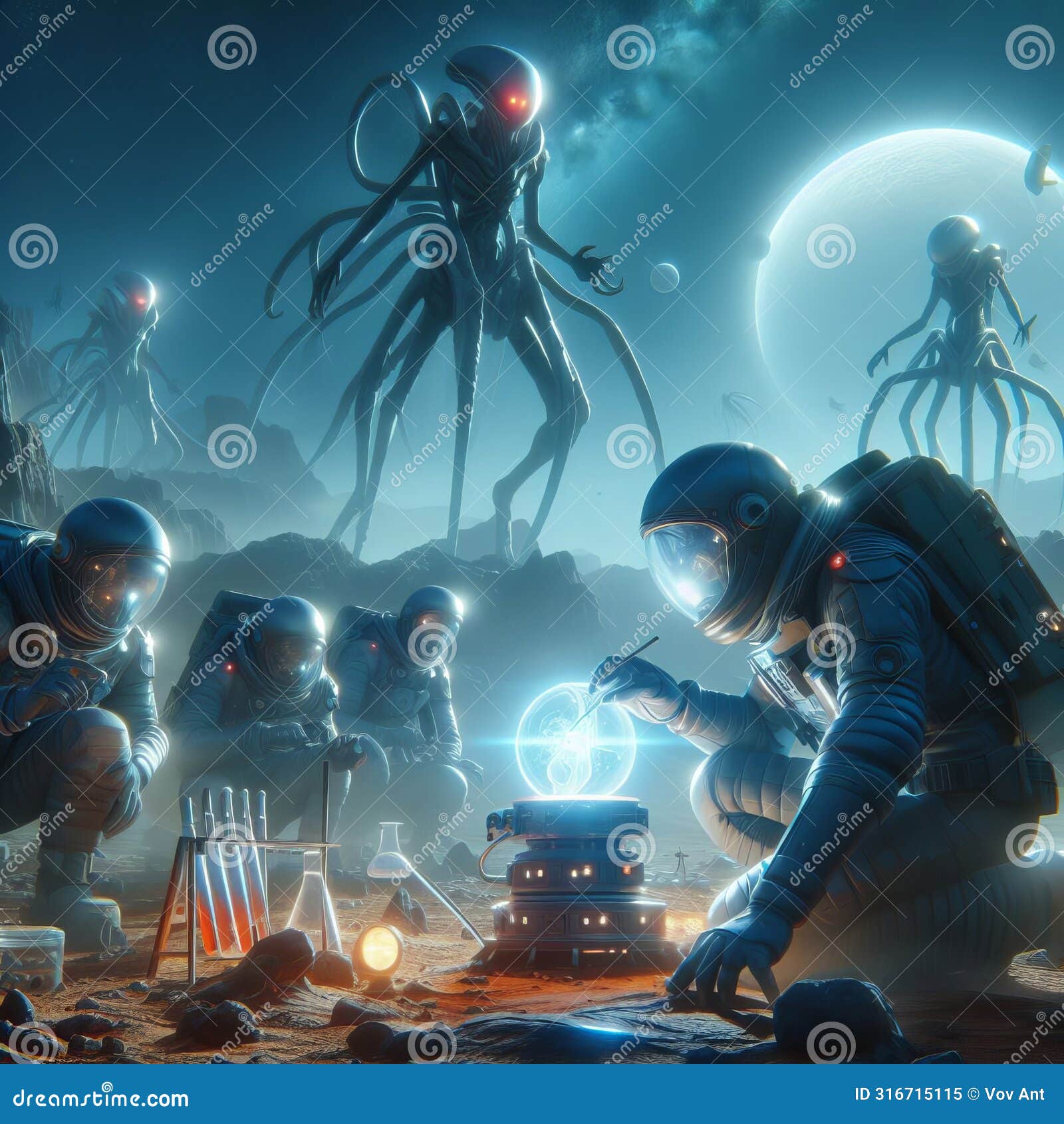 Scientists Conducting Quality Control Tests In A Laboratory Setting ...