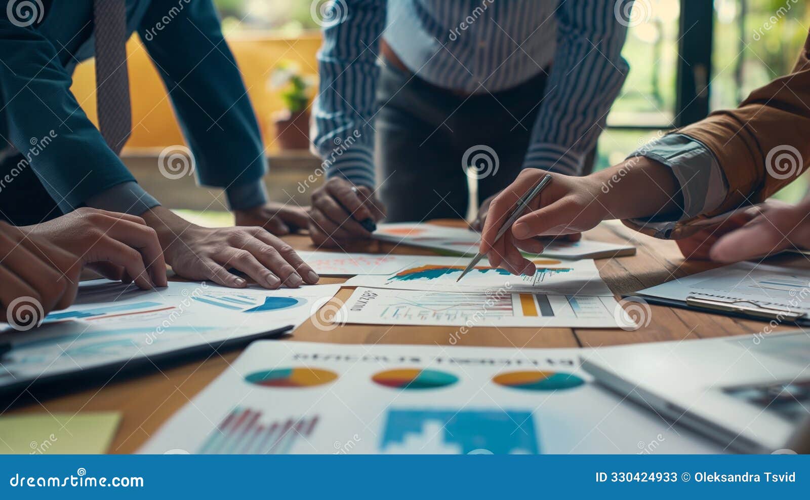 A Team of Analysts Studying Consumer Behavior Data To Identify ...