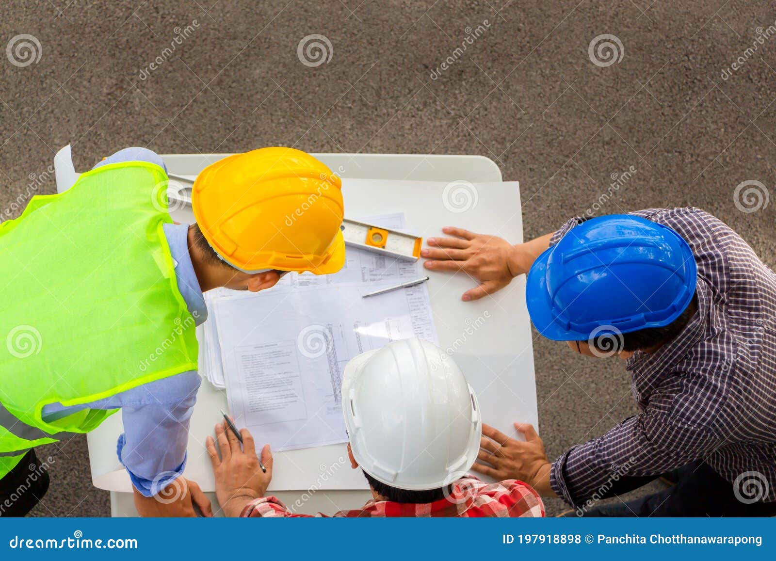 Team of Architect Engineer Planning Group Project Partners Meeting at ...