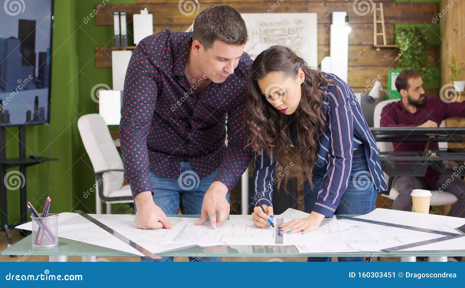 Team of Architects Making Modification on a House Concept Stock Video ...