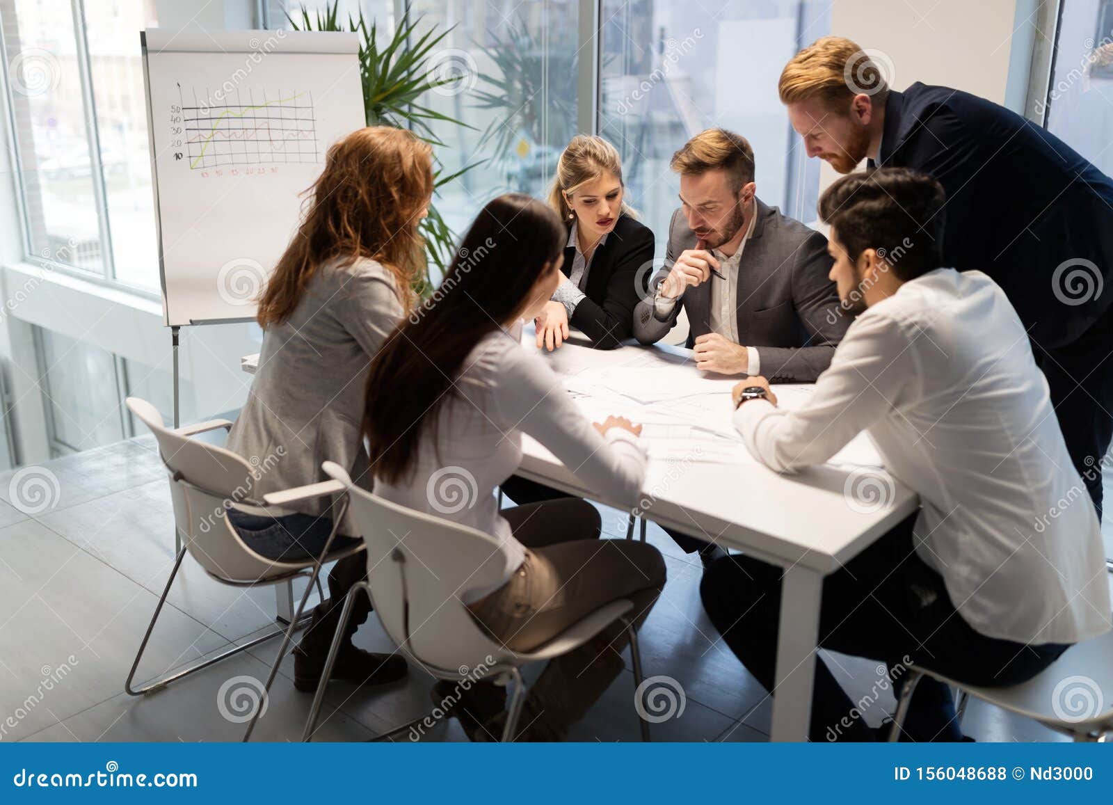 Team of Architects Working Together on Project Stock Photo - Image of ...
