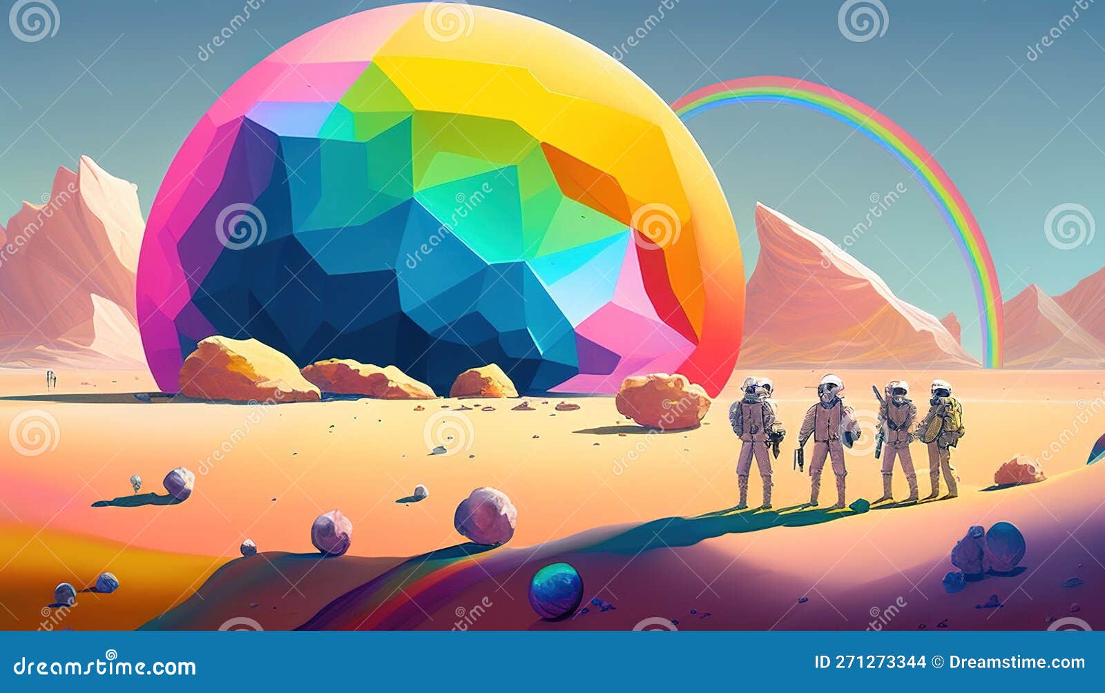 Team Rainbow People In Profile. Layered Illustration. Unity And ...