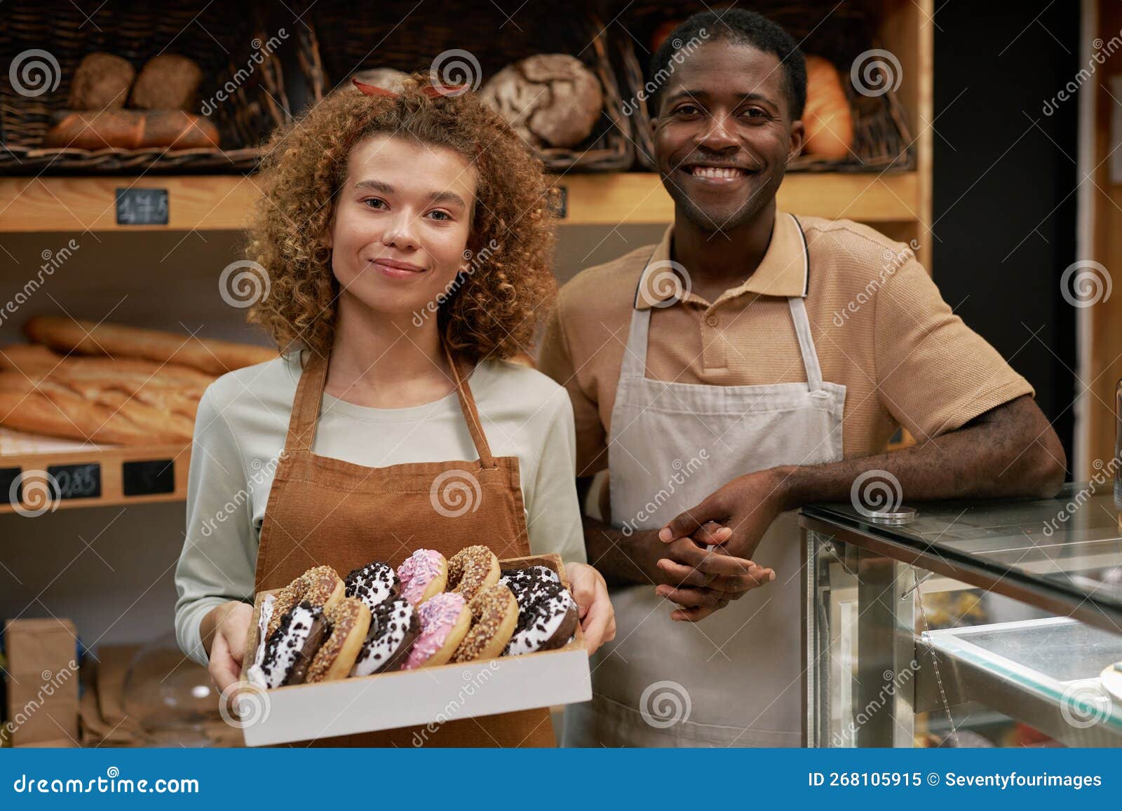 Team of Bakery Owners stock image. Image of glaze, wheat - 268105915