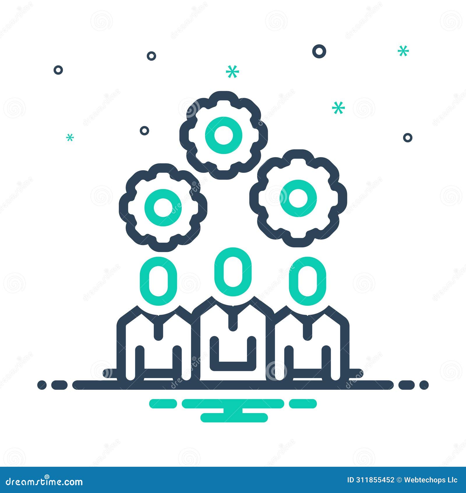 Team Bonding Activities Icon. Monochrome Simple Sign From Employee ...