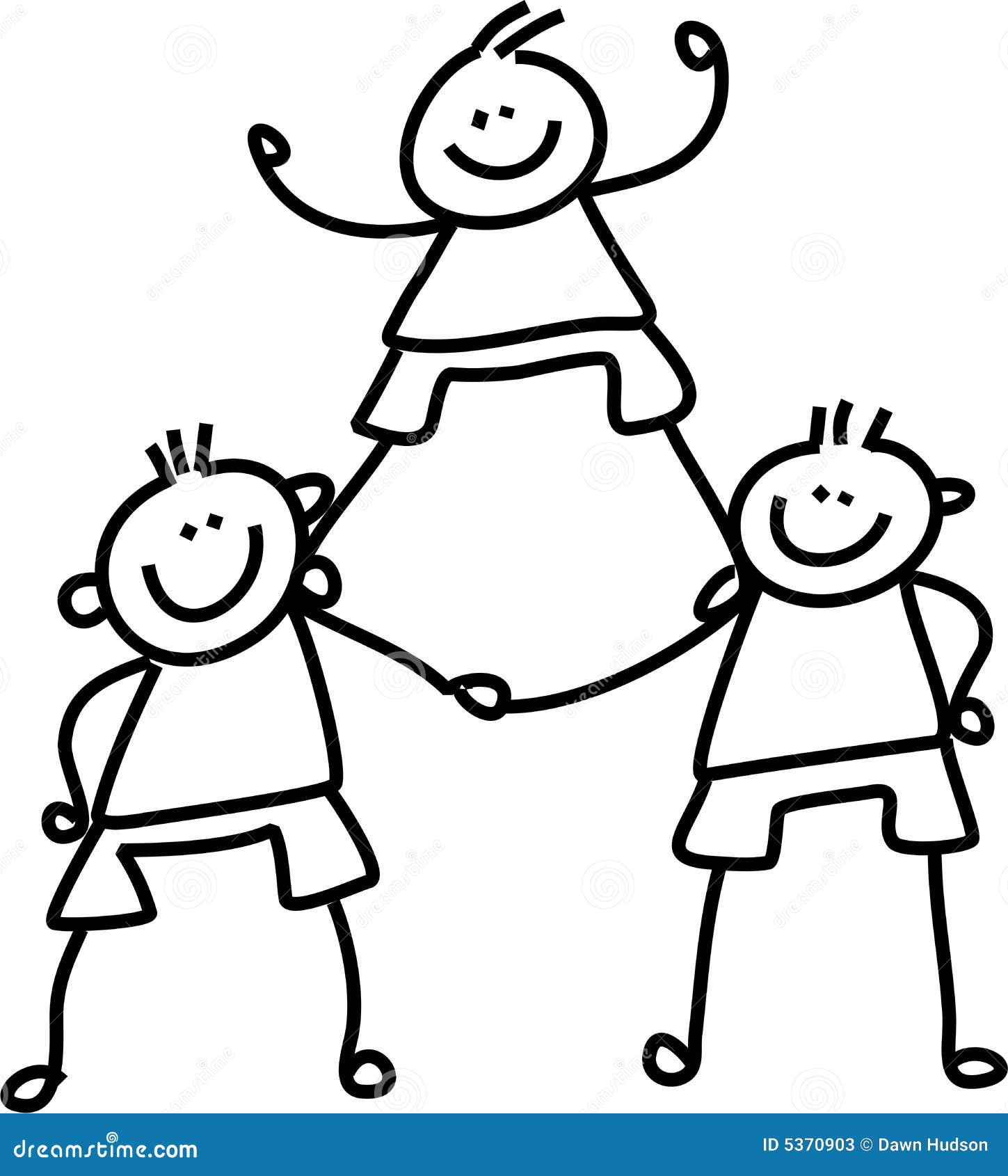 Team boys stock illustration. Illustration of kids, unity - 5370903