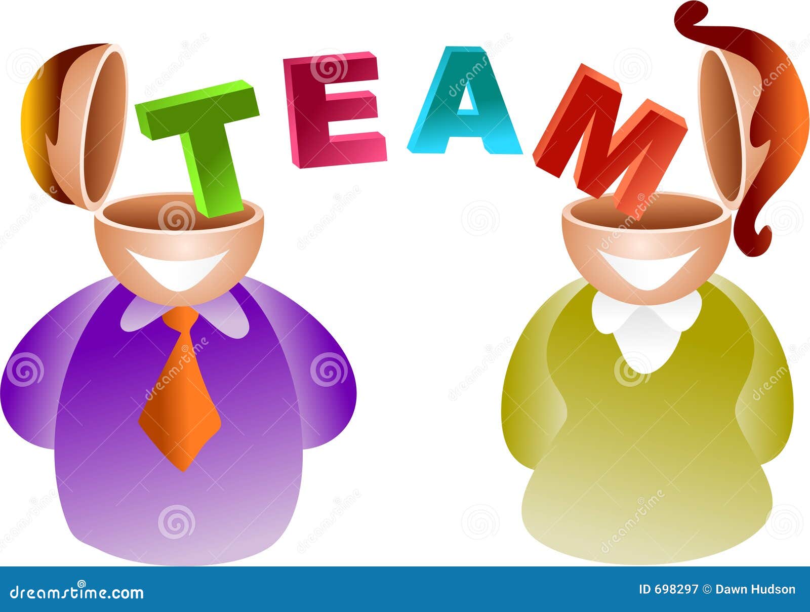Team brain stock illustration. Illustration of business - 698297