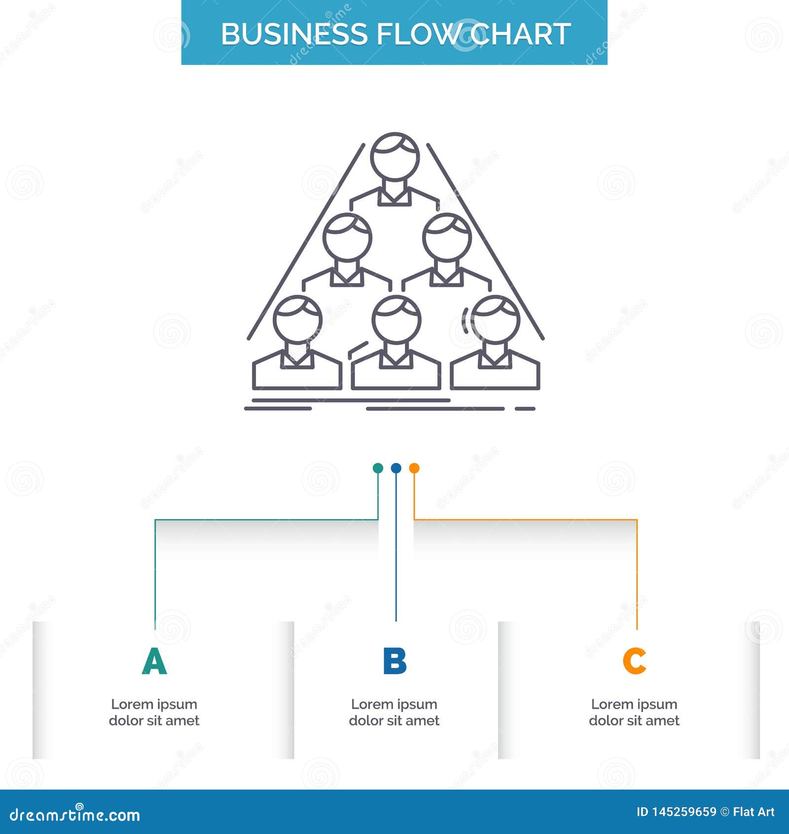 Team, Build, Structure, Business, Meeting Business Flow Chart Design ...