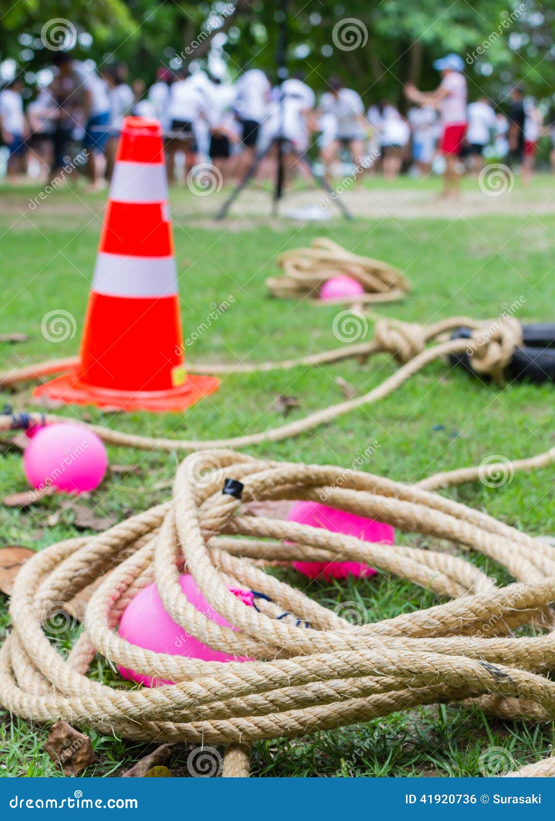 Team building activity stock photo. Image of string, team - 41920736