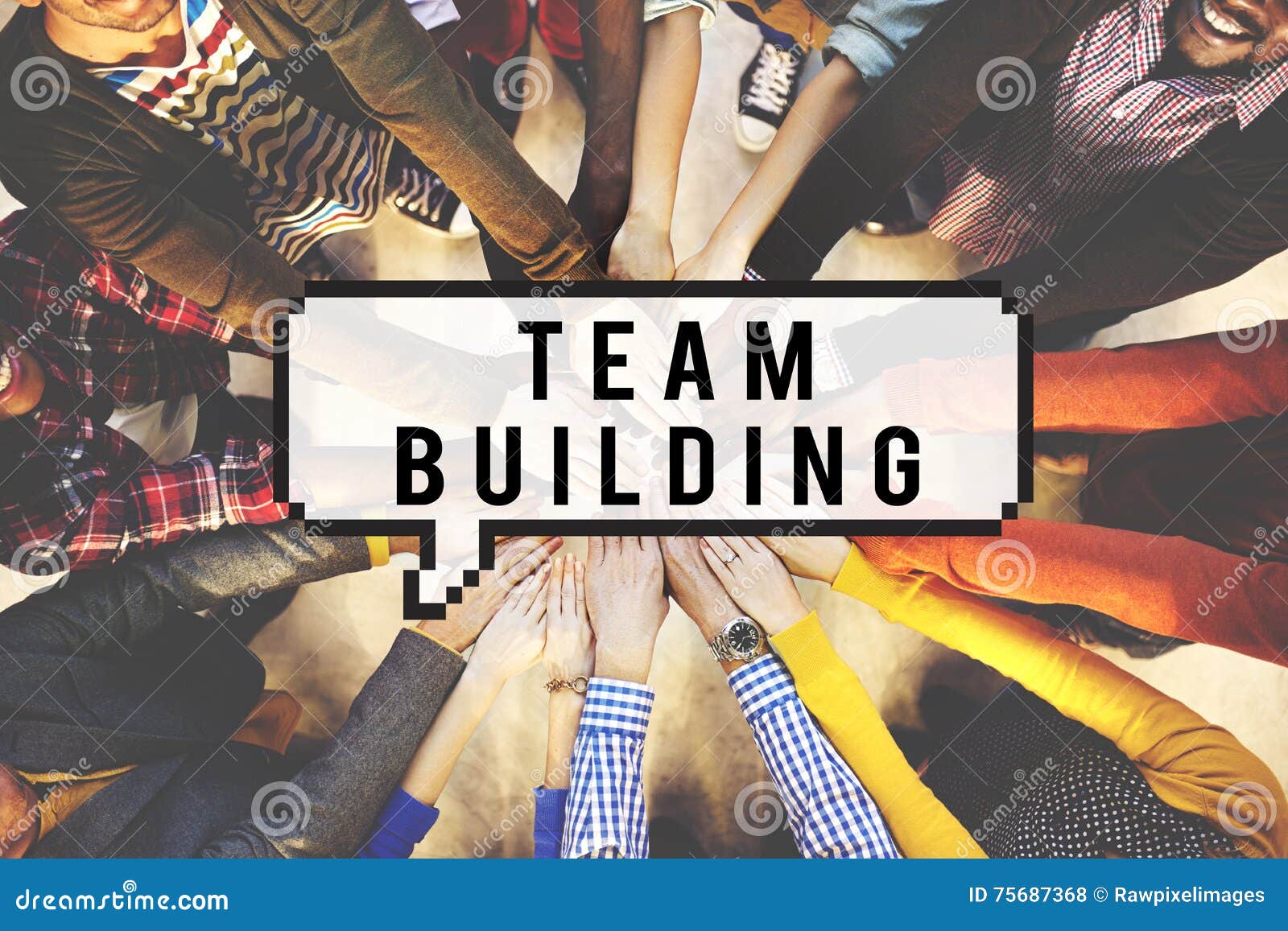 Team Building Collaboration Business Unity Group Concept Stock Photo ...
