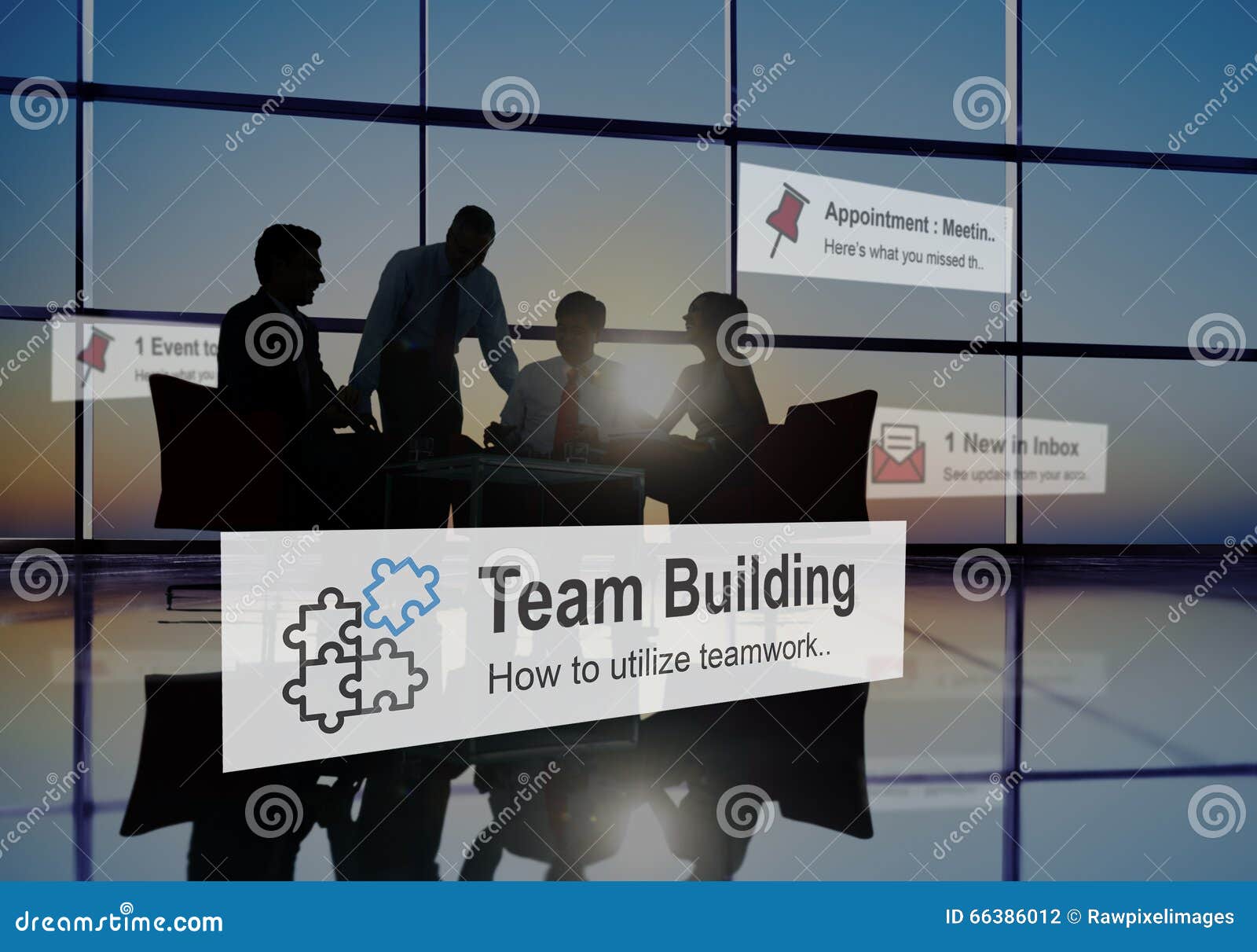 Team Building Collaboration Connection Corporate-Groepswerk Concep ...