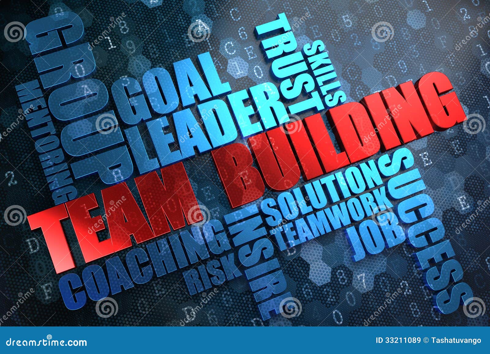 Team Building. Conceito De Wordcloud. Ilustração Stock - Ilustração de ...