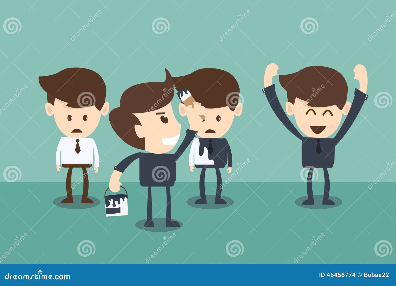 Team building concept stock illustration. Illustration of leadership ...