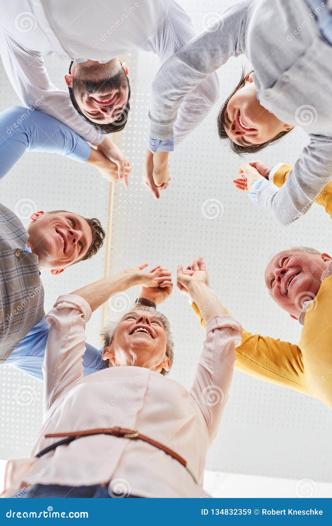 Team Building Exercise for Motivation Stock Image - Image of business ...