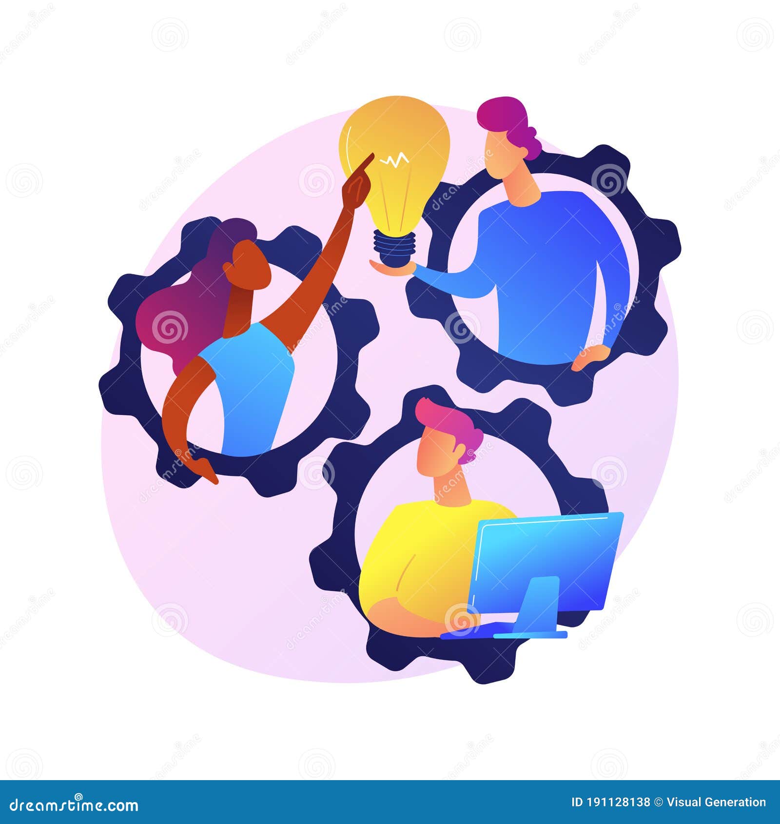 Team Building Exercise Vector Concept Metaphor Stock Vector ... Team Building Exercise Vector Concept Metaphor Stock Vector ...