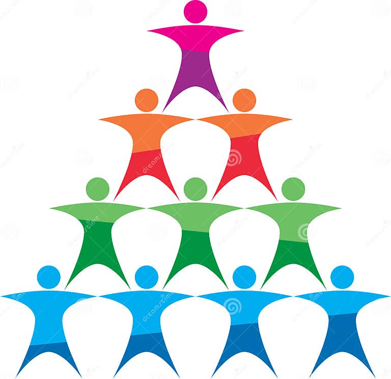 Team building logo stock vector. Illustration of clip - 39052255