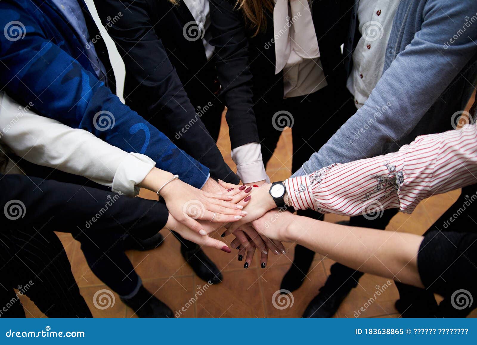 Team Building Process in Company with Young Progressive People. Work ...