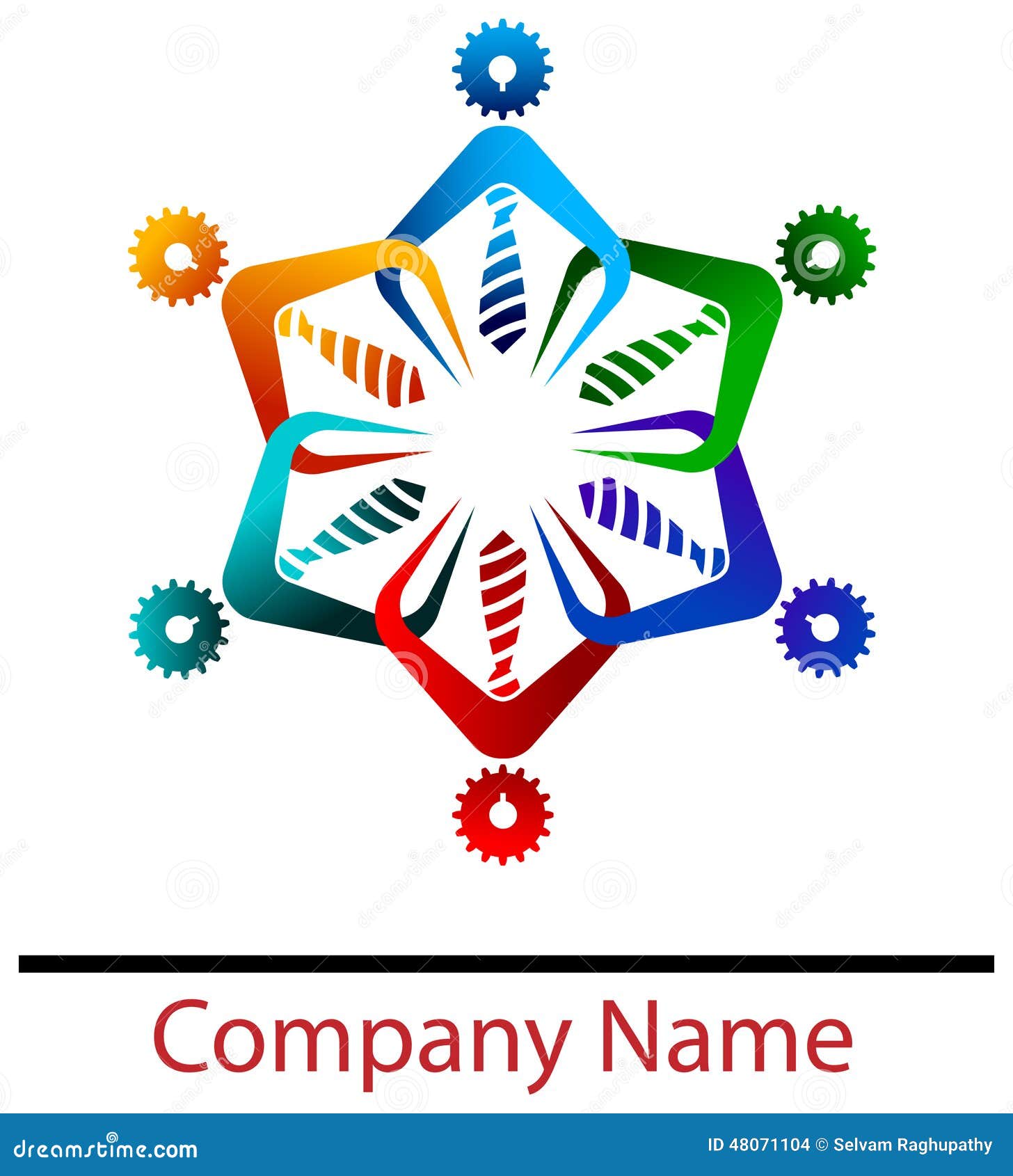 Team business logo stock vector. Illustration of consulting - 48071104