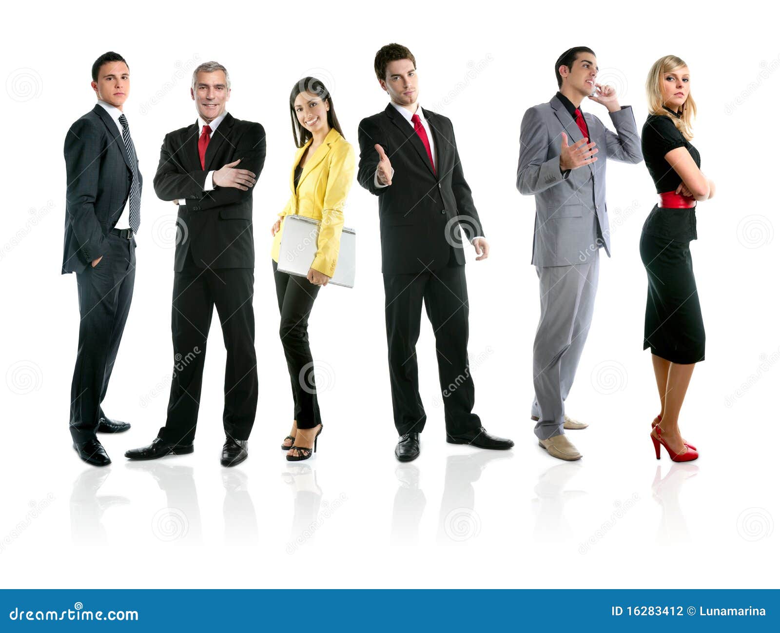 Team of Business People Group Crowd Full Length Stock Photo - Image of ...