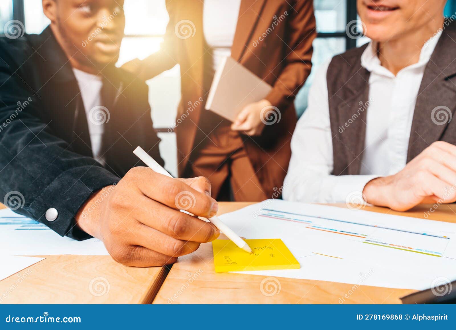 Team of Business People Work Together As Teamwork and Partner Stock ...