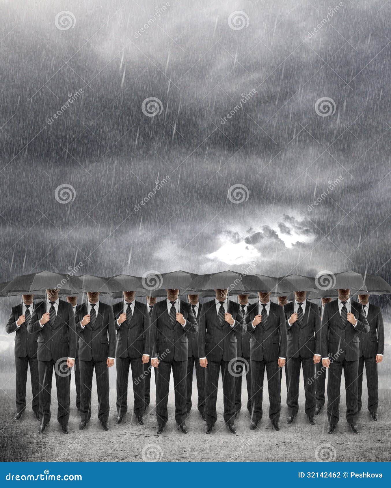 Team businessman stock photo. Image of manager, rain - 32142462