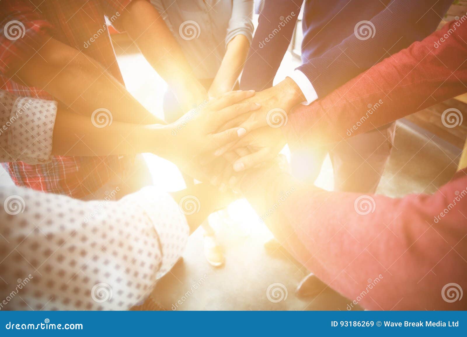 Team of Businesspeople Forming Hand Stack Stock Image - Image of ...
