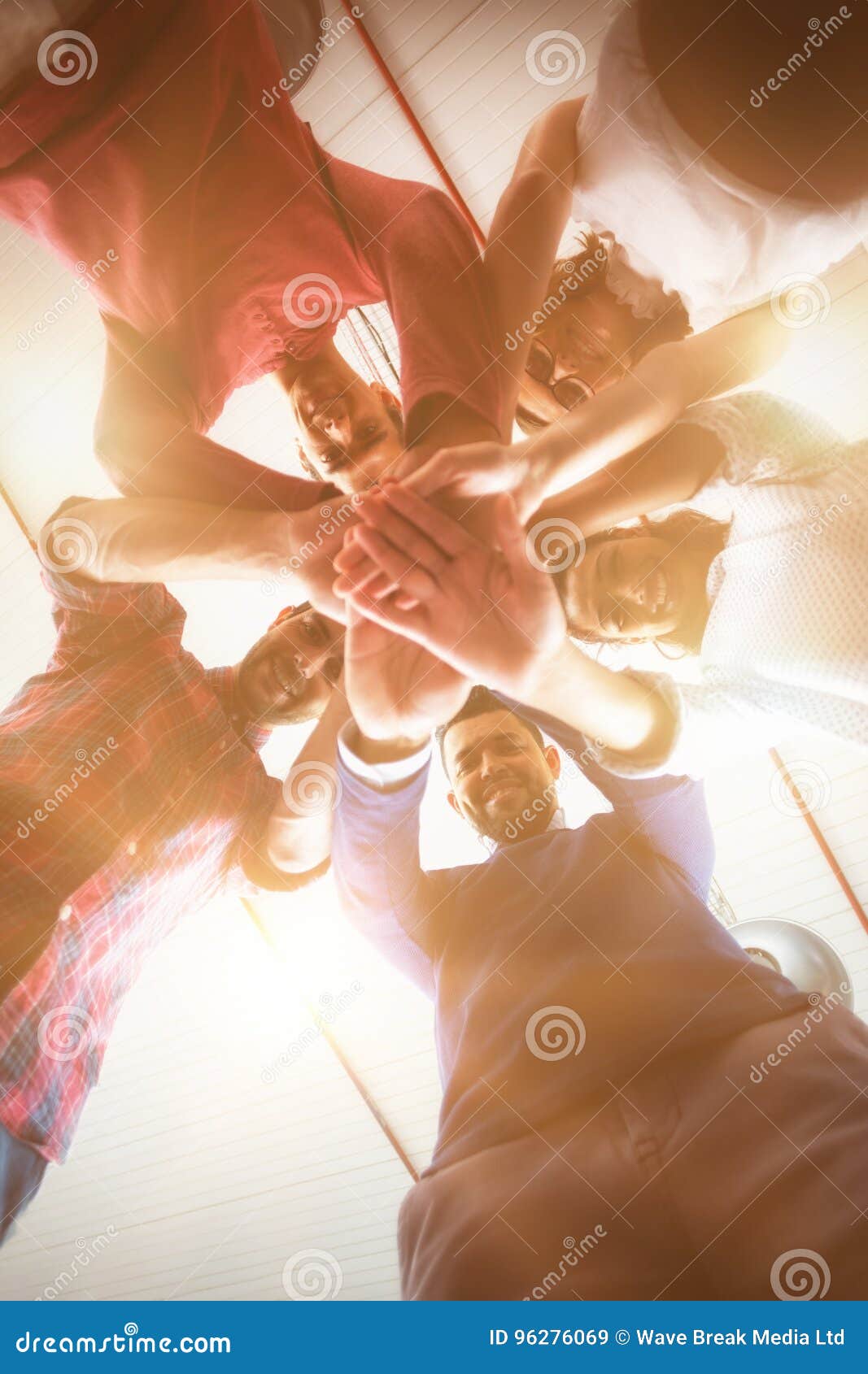 Team of Businesspeople Forming Hand Stack Stock Image - Image of hand ...