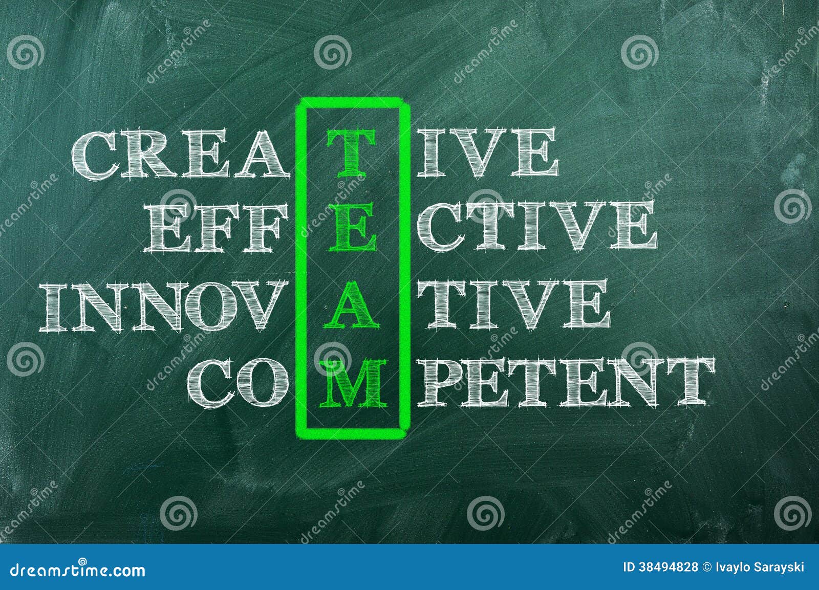 Team chalkboard stock photo. Image of strategy, office - 38494828