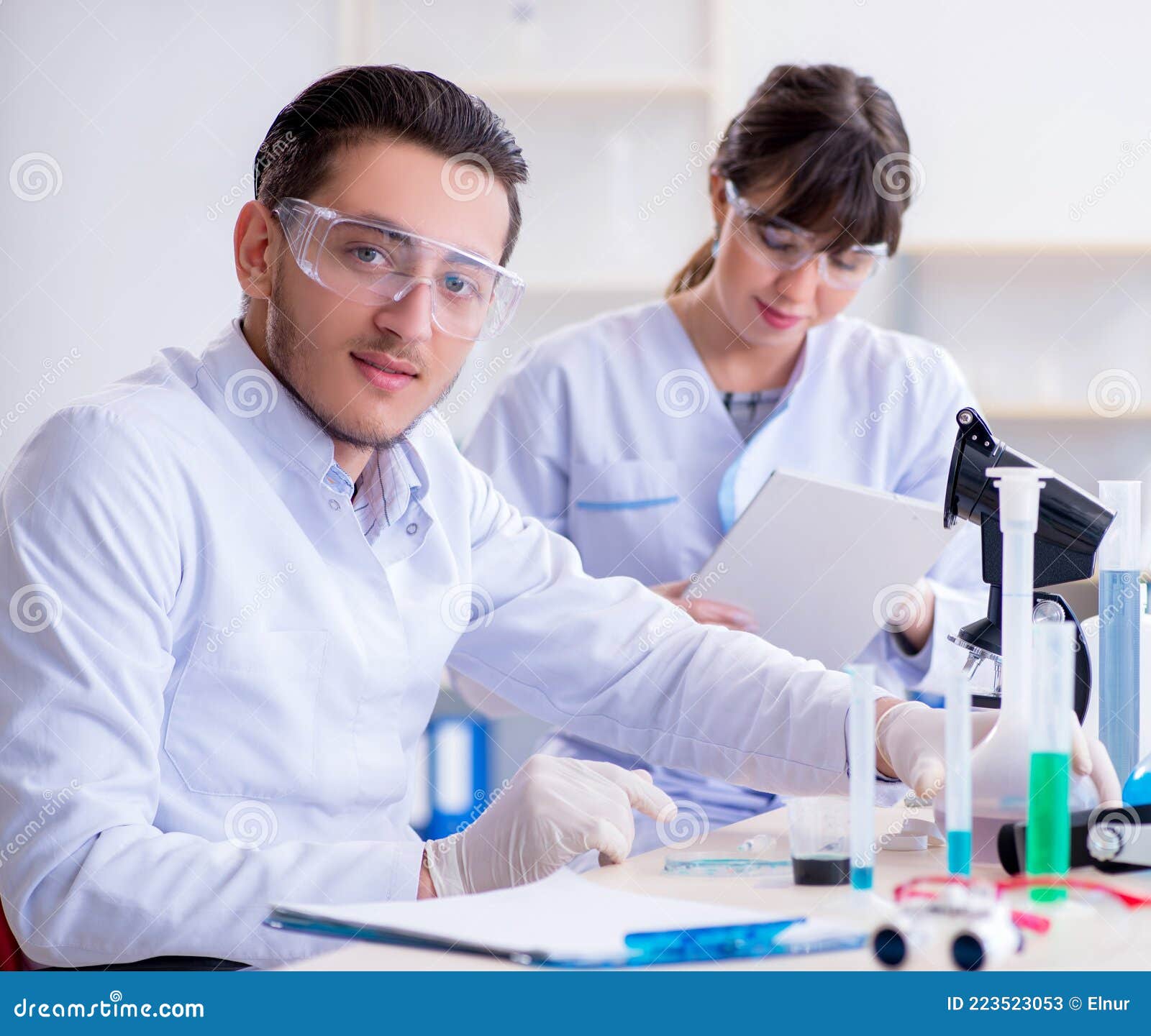 Team of Chemists Working in the Lab Stock Image - Image of healthcare ...