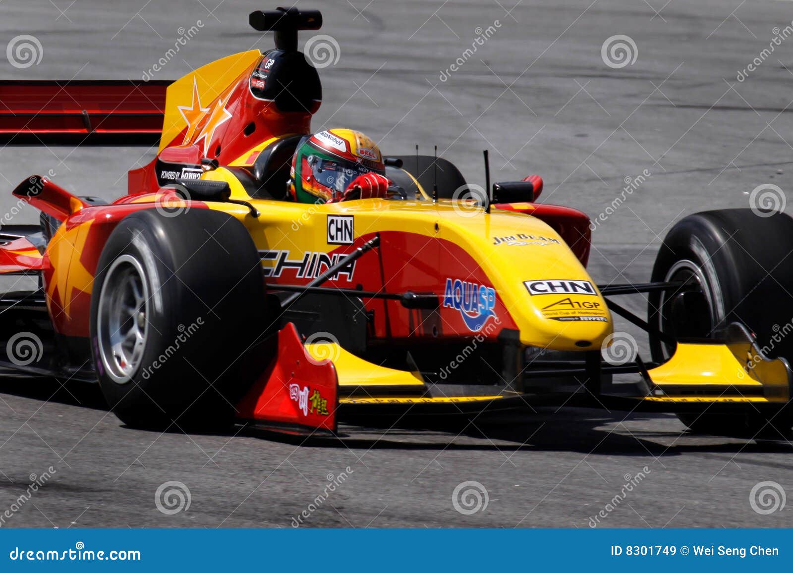 Team China A1 GP car editorial stock image. Image of fast - 8301749