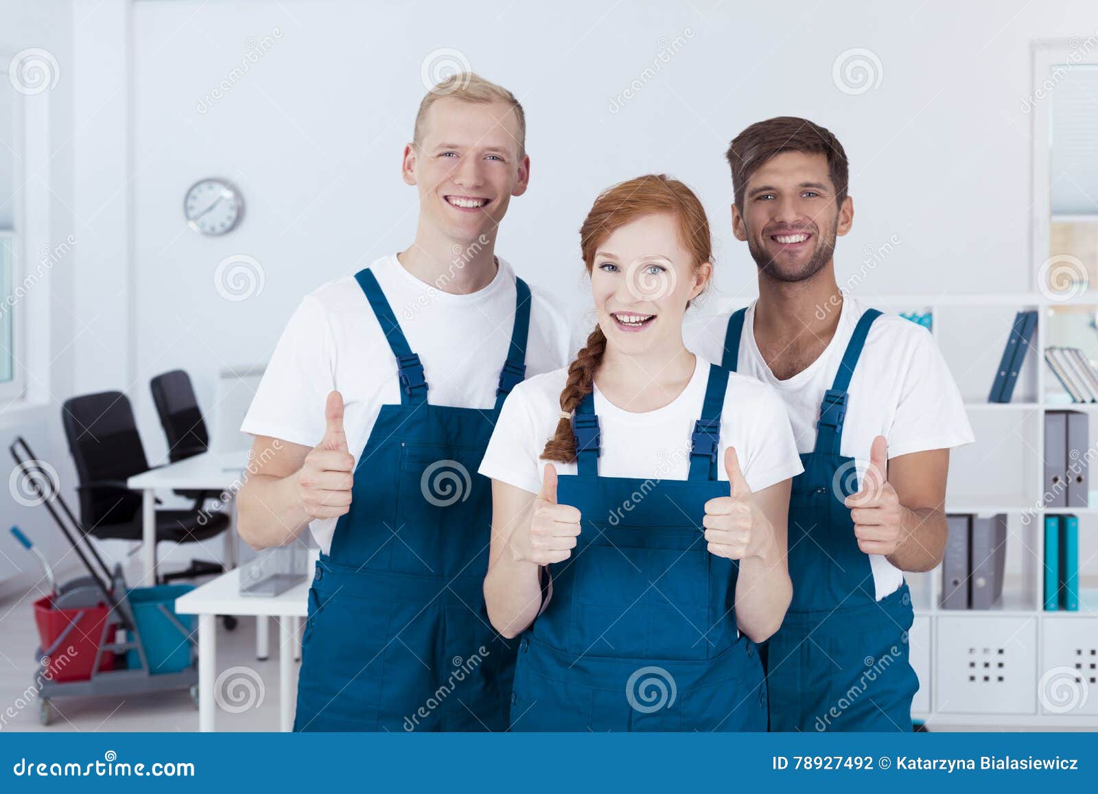 Team of cleaners stock photo. Image of housekeeping, team - 78927492