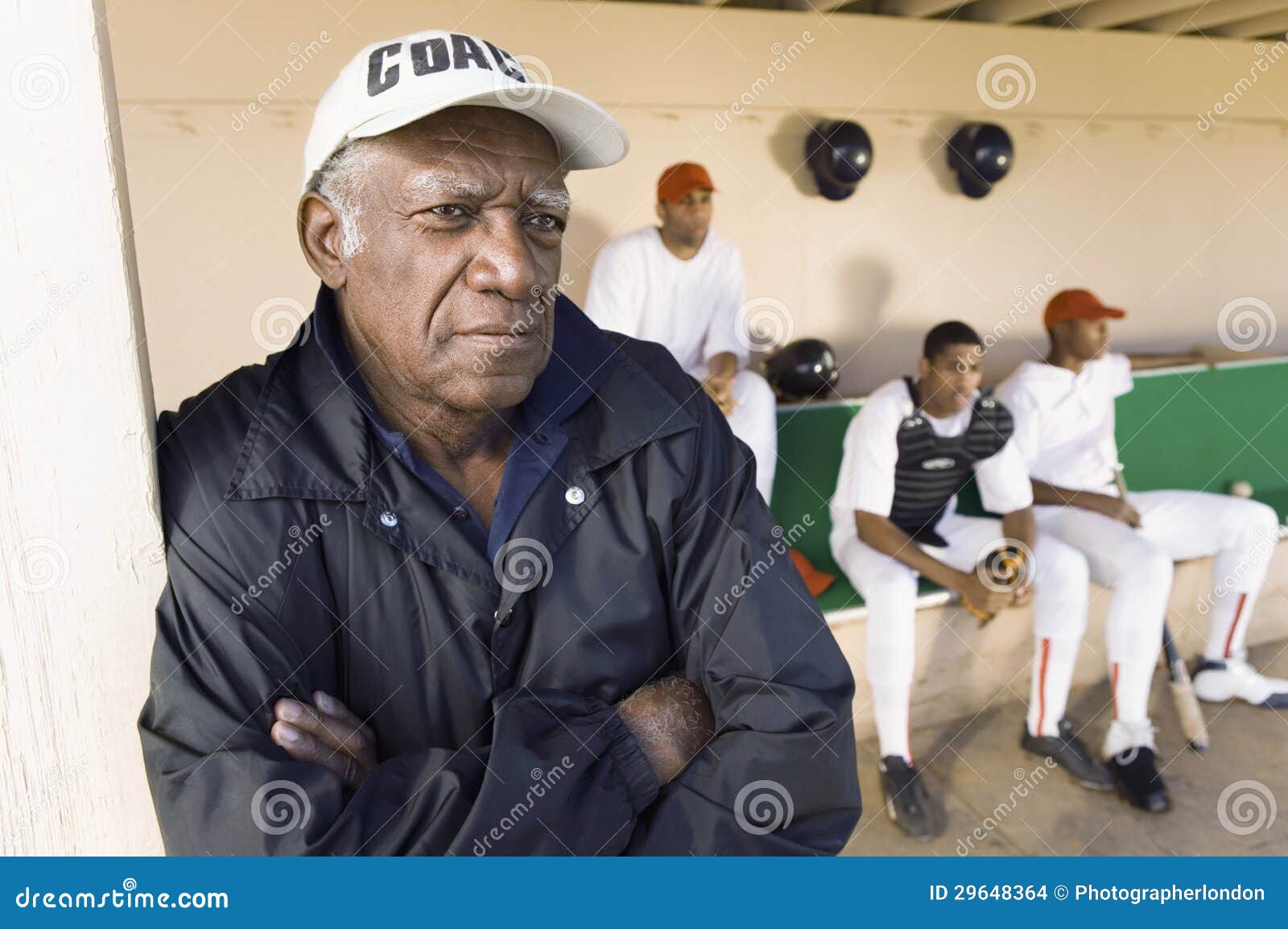 Team Coach Looking Away stock photo. Image of serious - 29648364