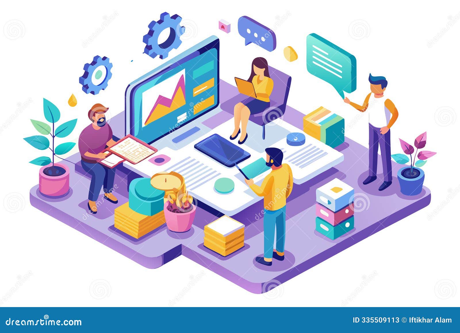 A Team Collaborates in a Customizable Isometric Workspace for Usability ...