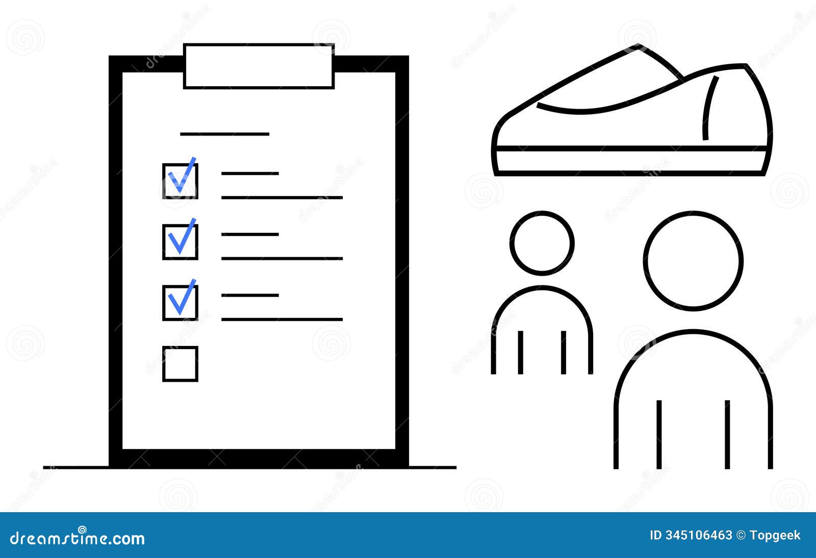 Team Collaboration Checklist with Shoe Design Concept for Effective ...