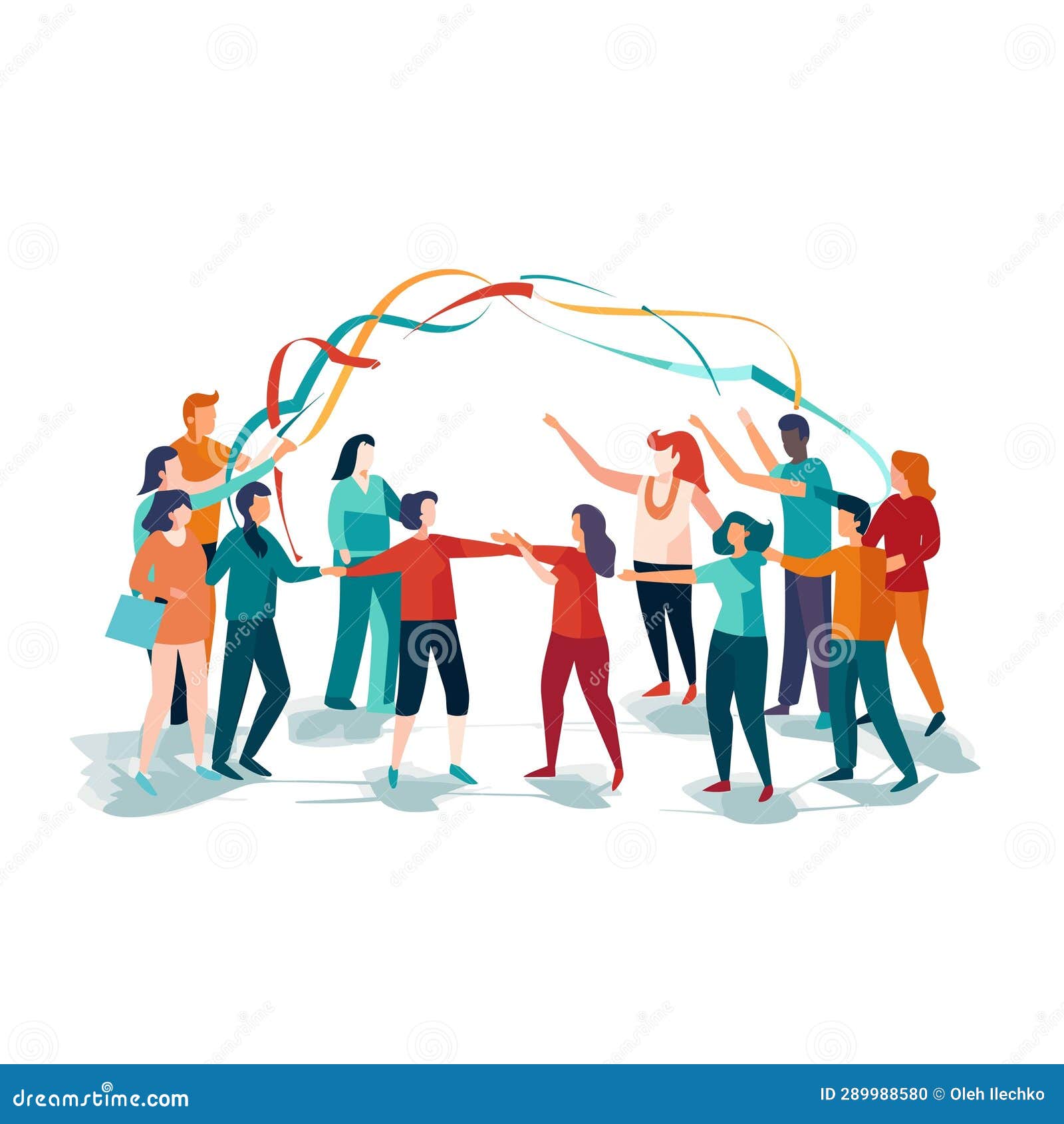 Team Collaboration Vector Flat Minimalistic Isolated Illustration Stock ...