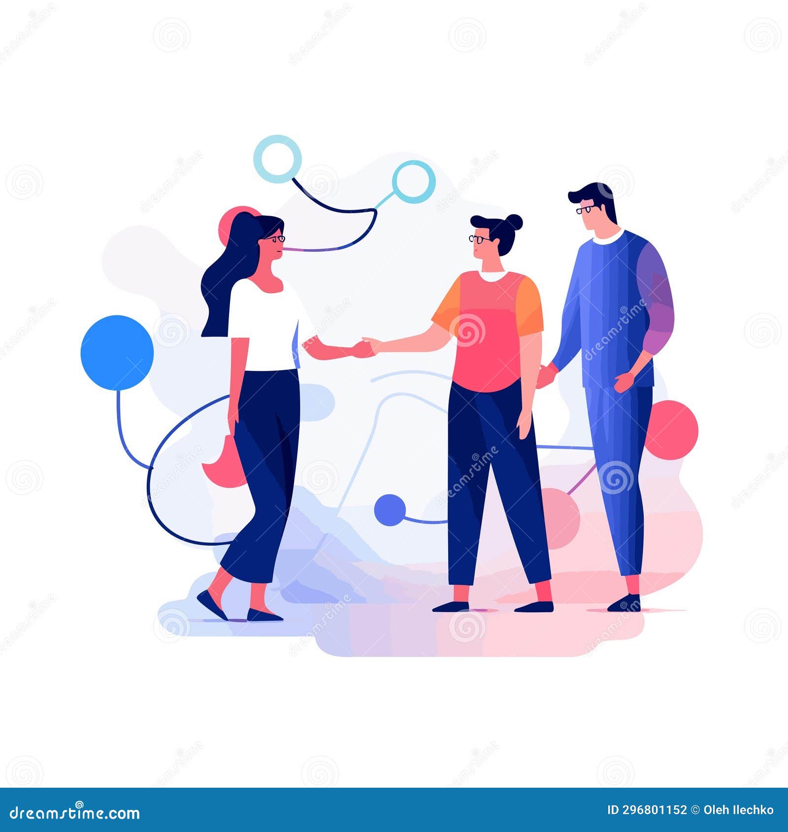 Team Collaboration Vector Flat Minimalistic Isolated Illustration Stock ...
