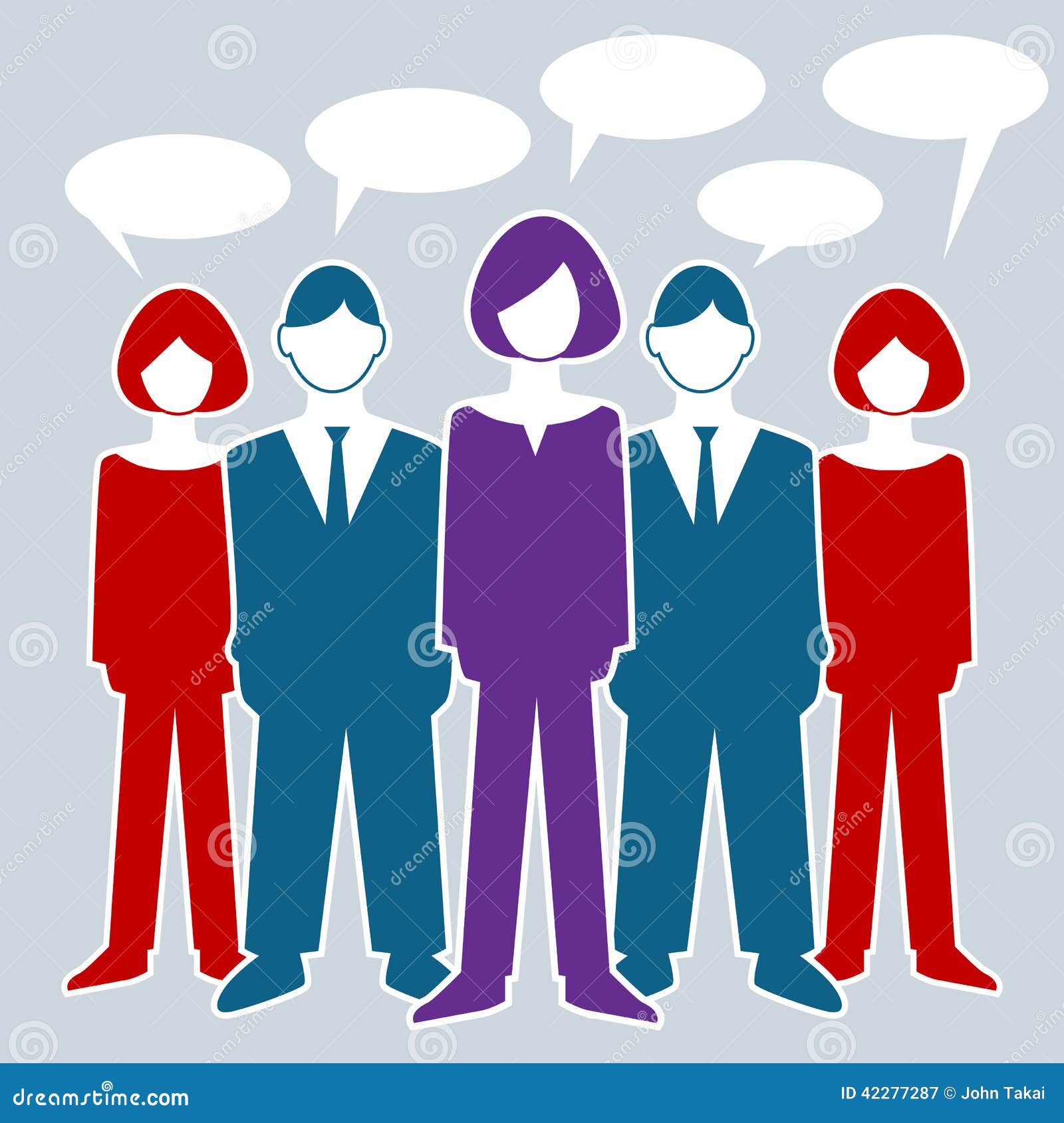 Team Communication stock vector. Illustration of corporate - 42277287