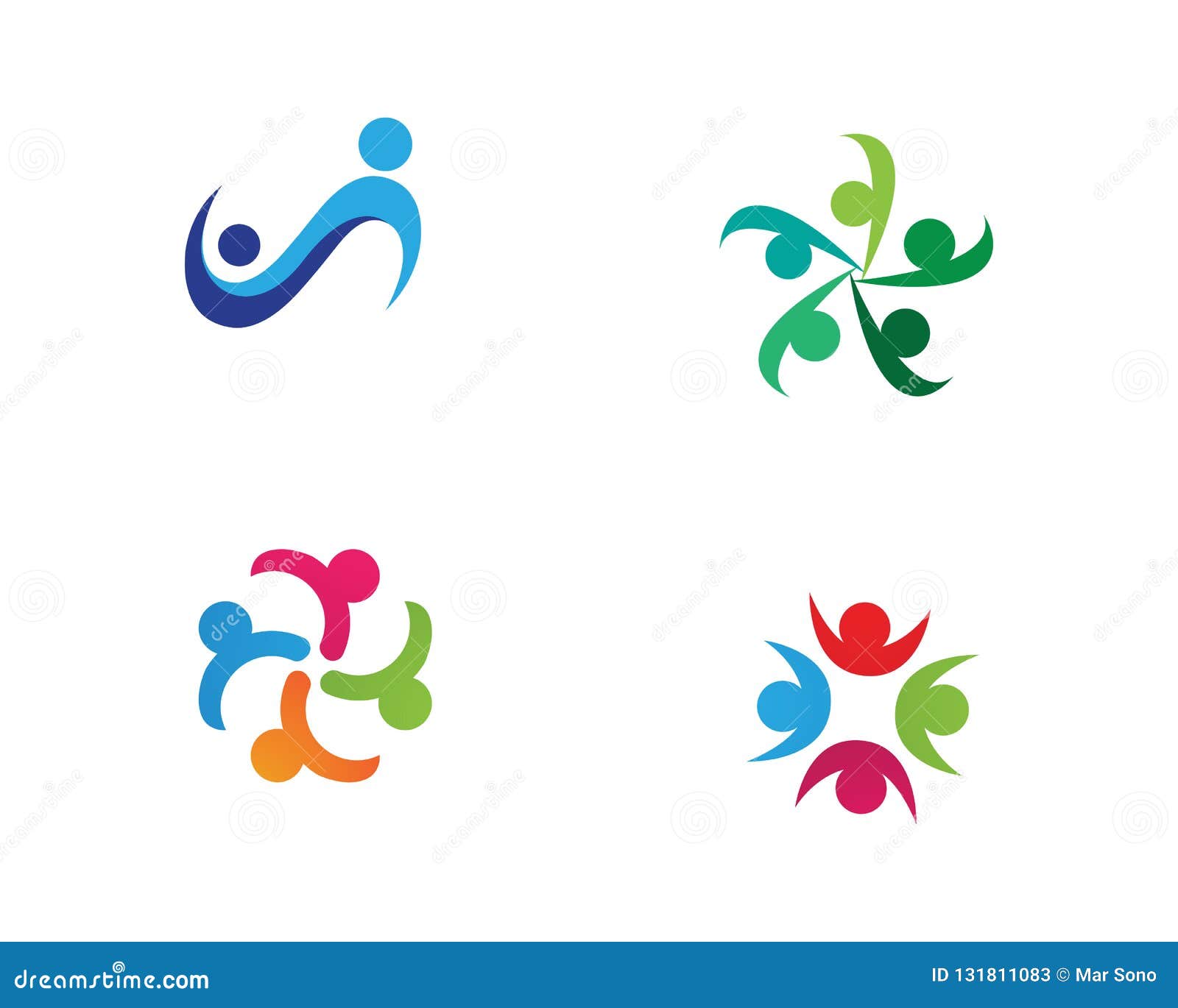 Team Community Unity Group Logo Stock Vector - Illustration of team ...