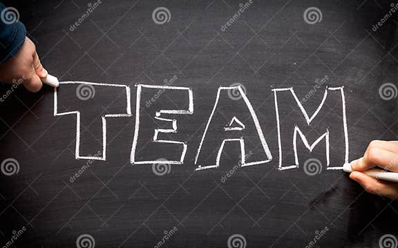 Team concept stock image. Image of cooperation, text - 38499017