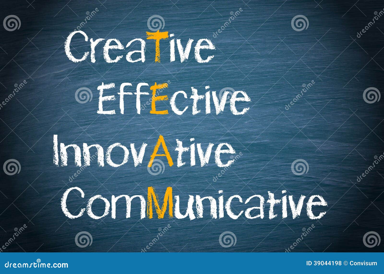 Team Concept Words on Blackboard Stock Photo - Image of blackboard ...