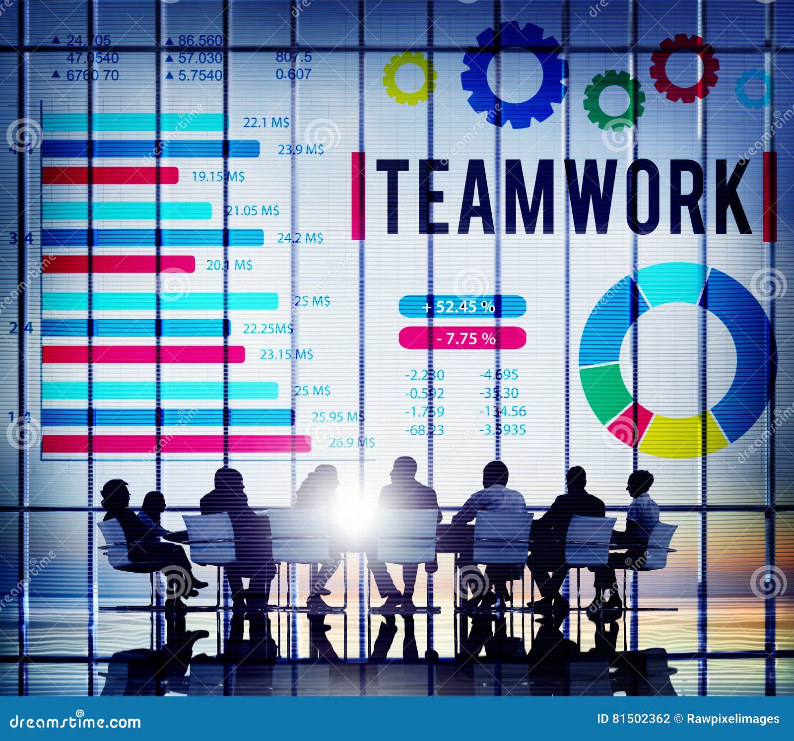 Team Corporate Teamwork Collaboration Assistance Concept Stock Photo ...