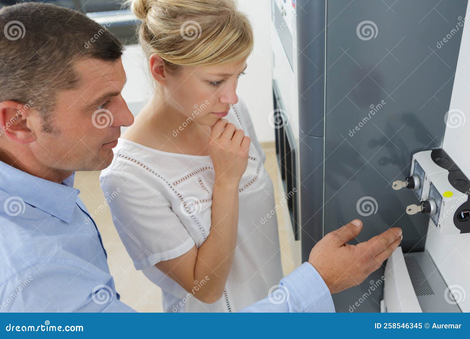 Team Coworkers Checking Office Keys Stock Image - Image of ...