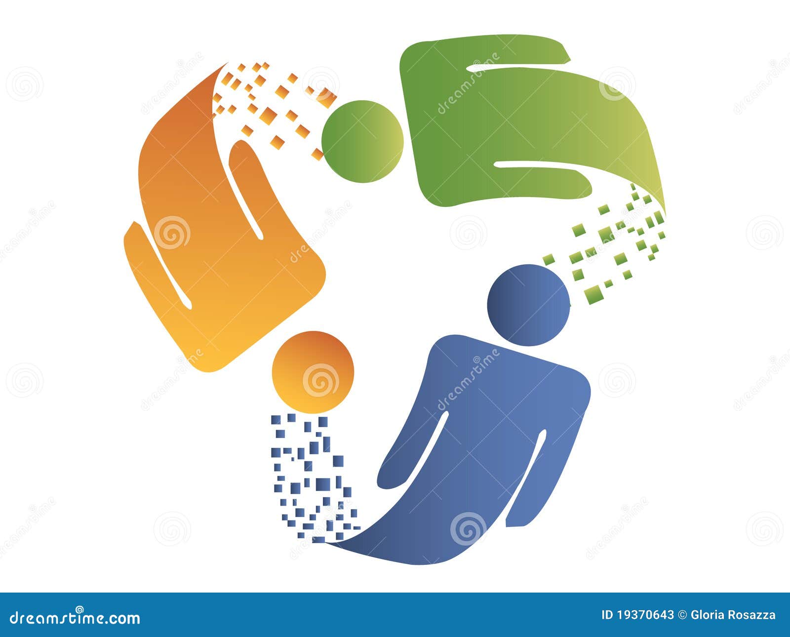 Team Creative Design Vector Stock Vector - Illustration of group ...