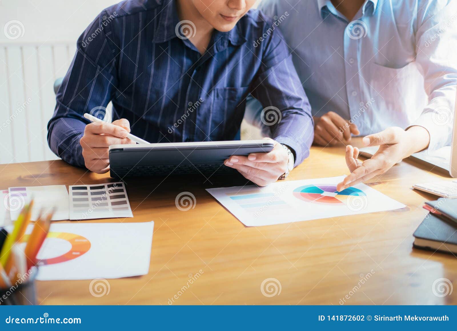 Team of Creative Graphic Designers Working Together Stock Photo - Image ...