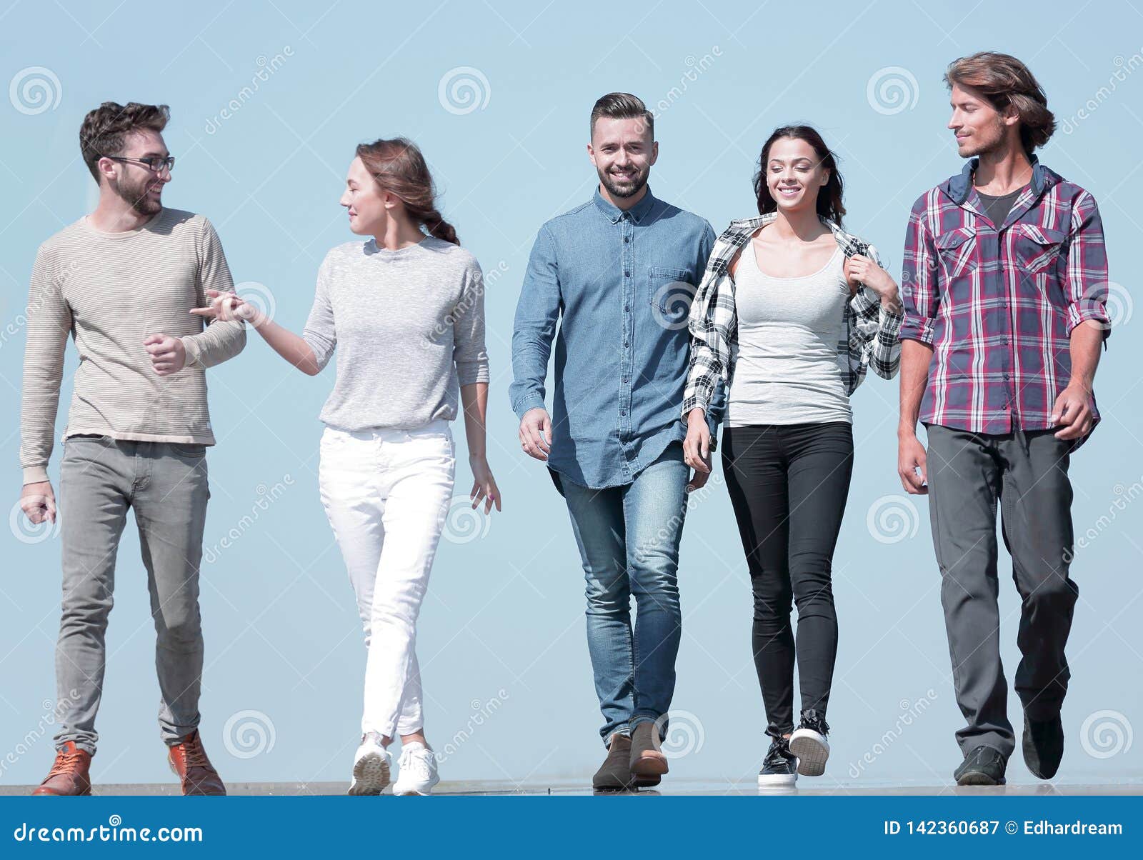 Team of Creative Young People .outdoors Stock Image - Image of ...